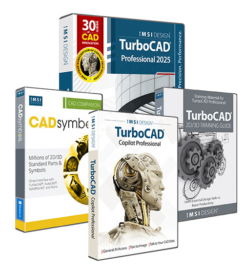 TurboCAD: TurboCAD 2025 Professional Anniversary Bundle